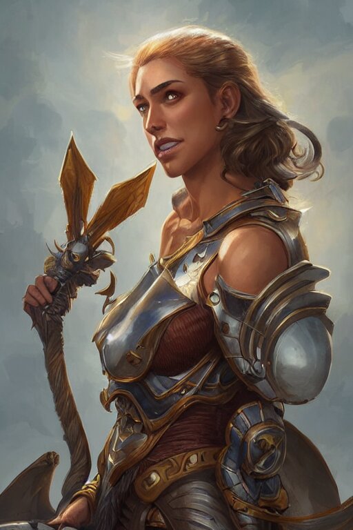 Lexica - Amazon valkyrie athena, d & d, fantasy, portrait, highly ...