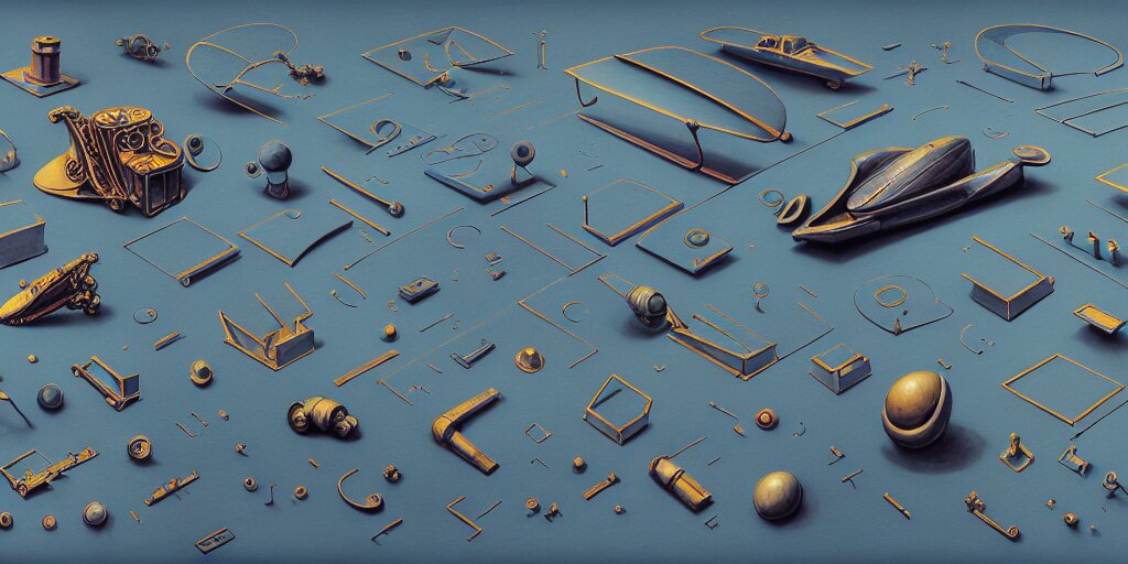 Lexica - Collection of exploration of form and shapes, moebius, engine ...