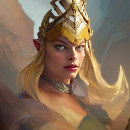 Lexica - Margot robbie as princess zelda, by stanley artgerm lau, greg ...