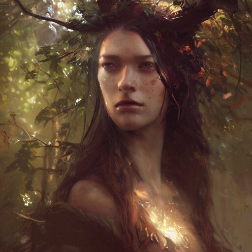 Lexica - A beautiful portrait of a forest goddess by Greg Rutkowski and ...