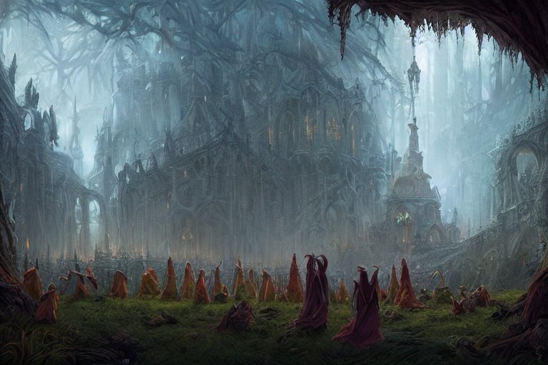 Lexica - Forest of spirits singing to the church bells below, d & d ...