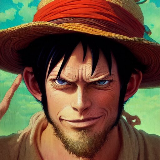 Lexica - Highly detailed vfx portrait of monkey d. luffy, stephen bliss ...