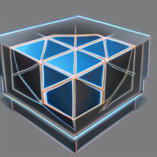 Lexica - 3 d representation of a tesseract, unreal engine, rtx ...
