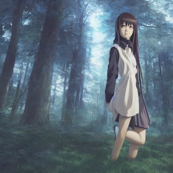 Lexica - Lain iwakura, female anime character, highly detailed ...