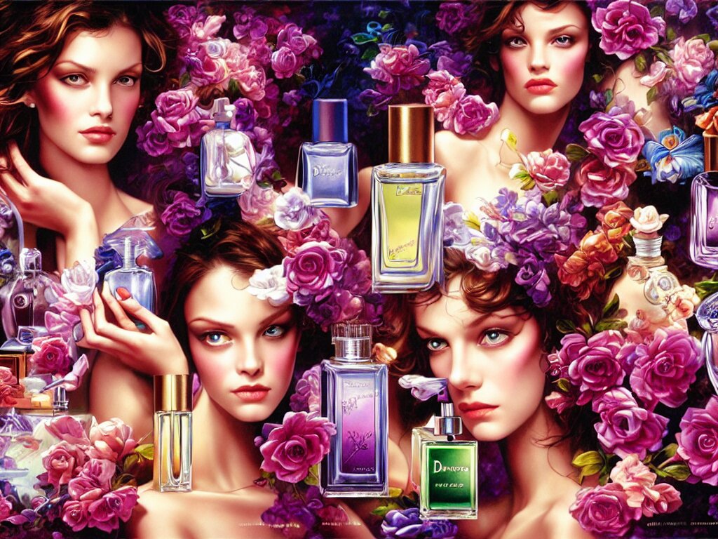 Lexica - Fragrance advertising campaign painted by drew struzan, highly ...
