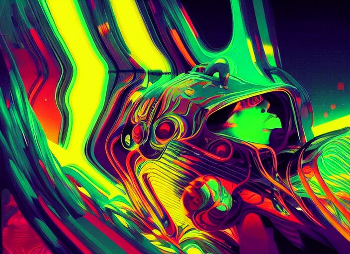 Lexica - “ a psychedelic portrait of electricity, vibrant color scheme ...