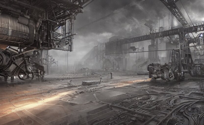 Lexica - Unstable! Machine!, Hyperrealistic Rendering, Intricate Details, Raytracing, Volumetric ...