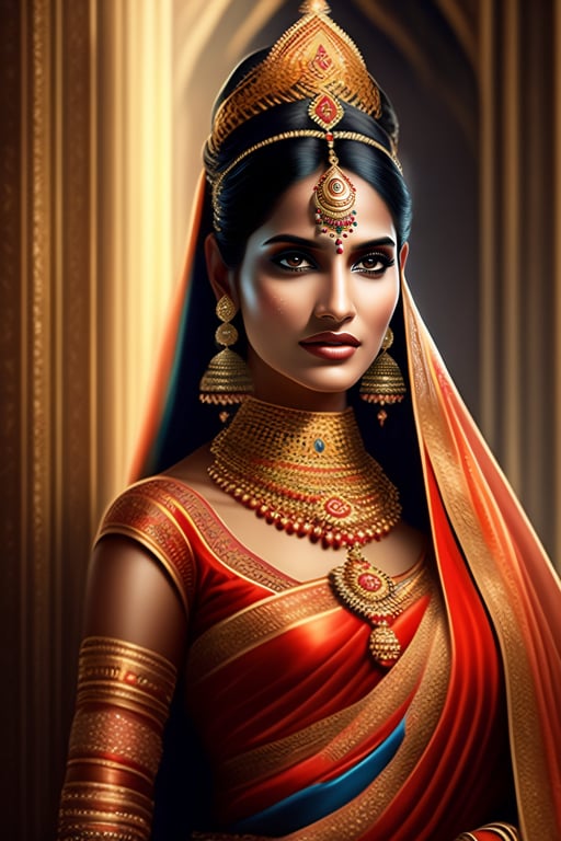 Indian Princess Painting
