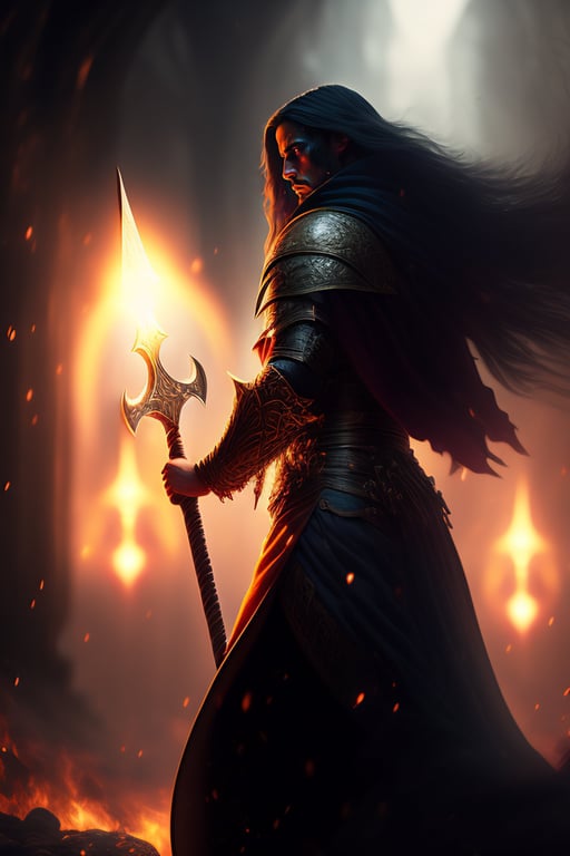 Fantasy Mage Warrior