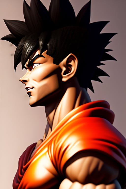 Dragon Ball Z Goku Face