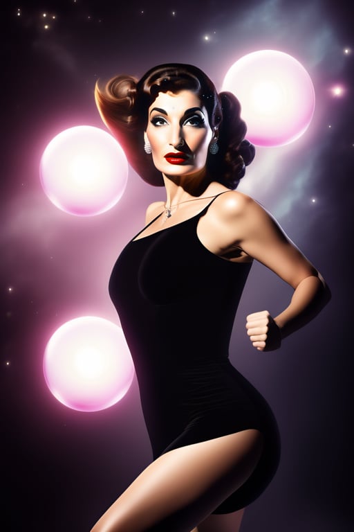 Burlesque Dancer Art