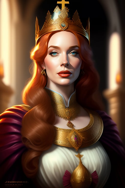 Medieval Queen Art