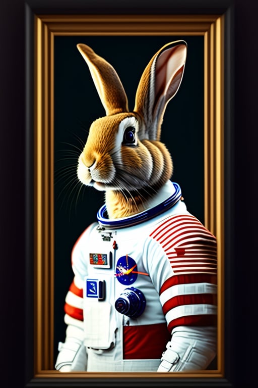 Bunny In Space Suit