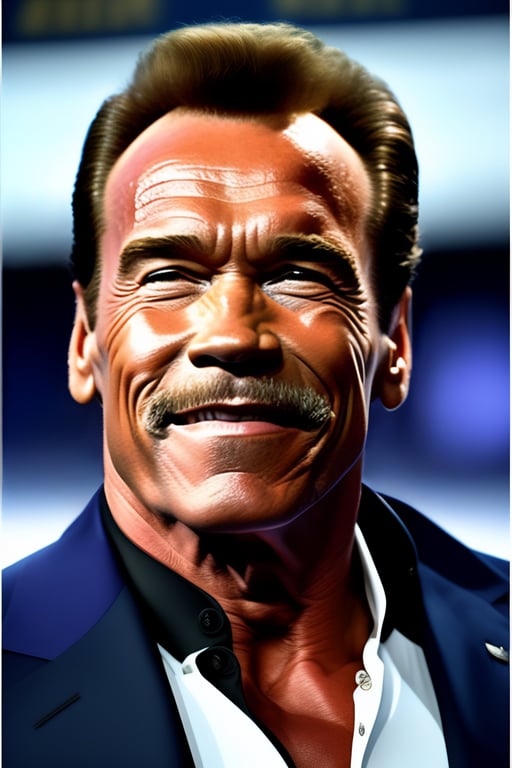 Arnold Schwarzenegger Faces Creepy