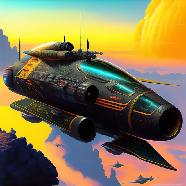 Chris Foss Spacecraft Model