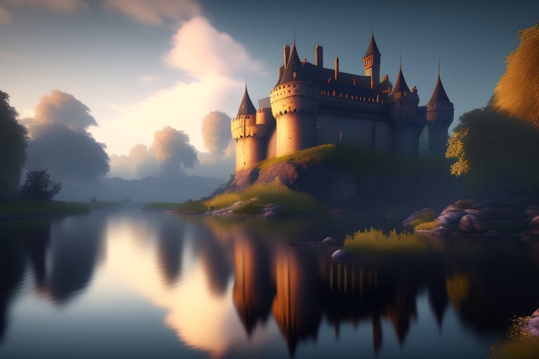 Medieval Castle Drawing