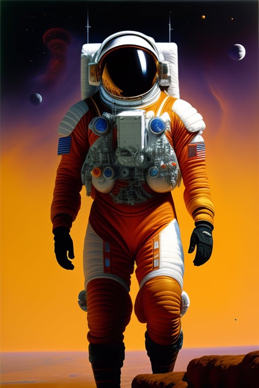 Astronaut Back View