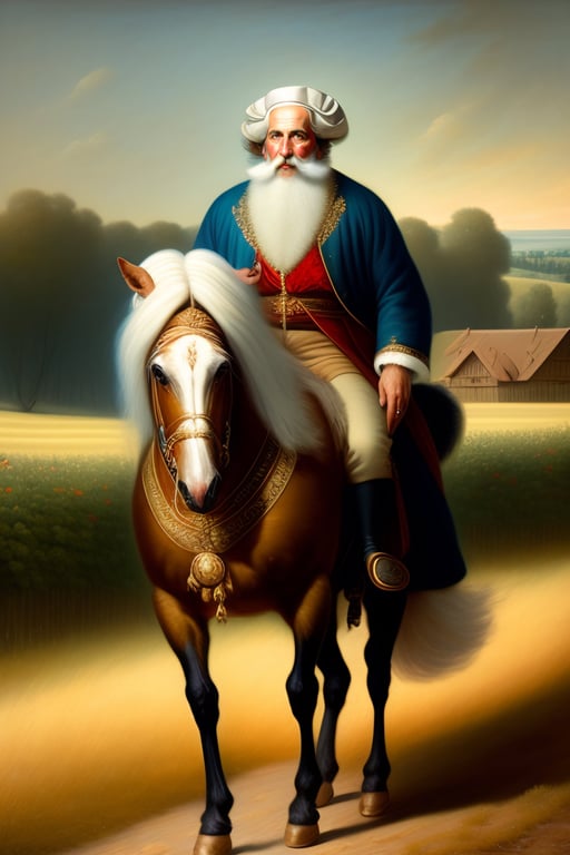 Vladimir Putin Riding A Unicorn