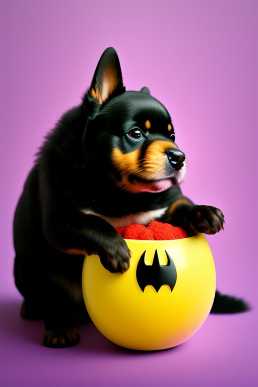 Lexica - batman dachshund