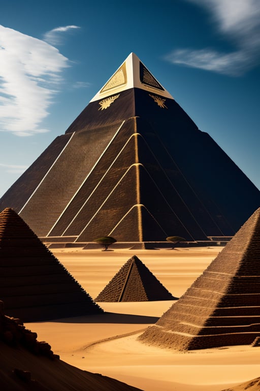 Lexica - black and white piramide