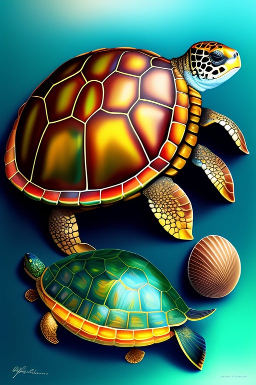 Turtle Shell Drawing Side View
