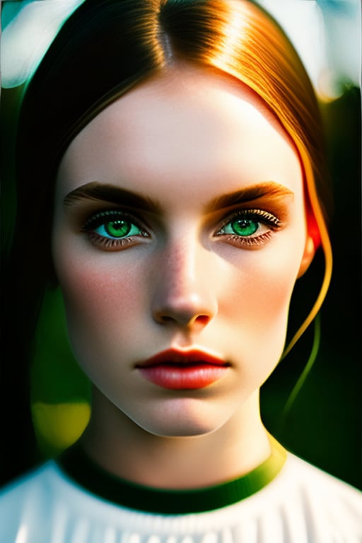Glowing Green Eyes