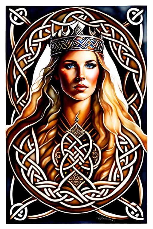 Celtic Princess Painting