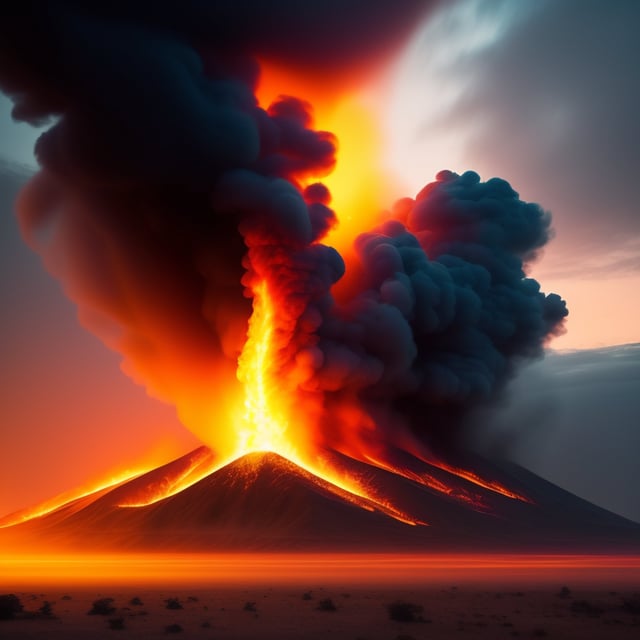 Lexica - volcano eruption