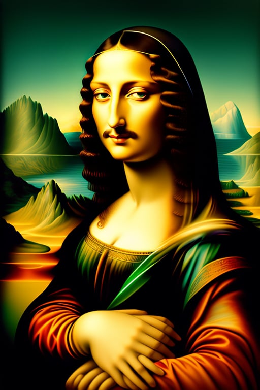 Leonardo Da Vinci Mona Lisa Aliena