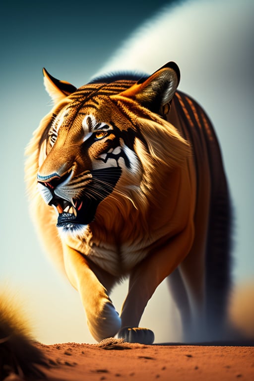 Running Tiger Wallpaper Hd