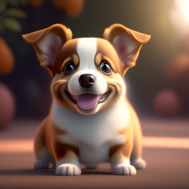Cute Cartoon Dog Eyes