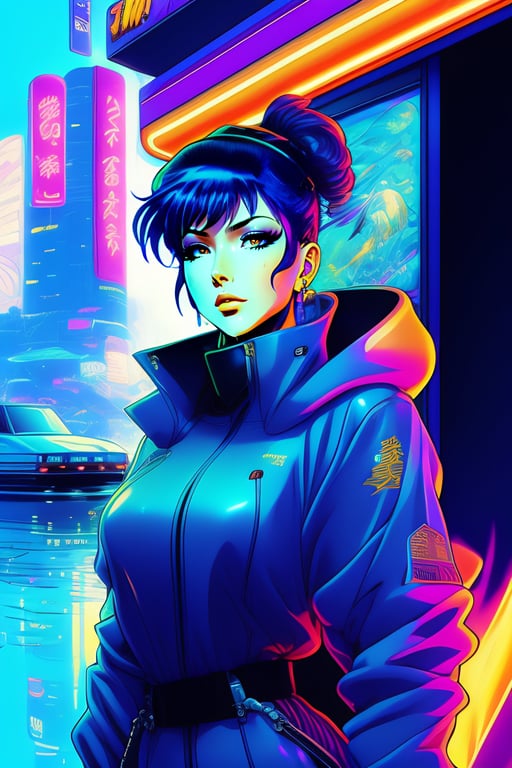 Lexica - cyberpunk art by yuumei