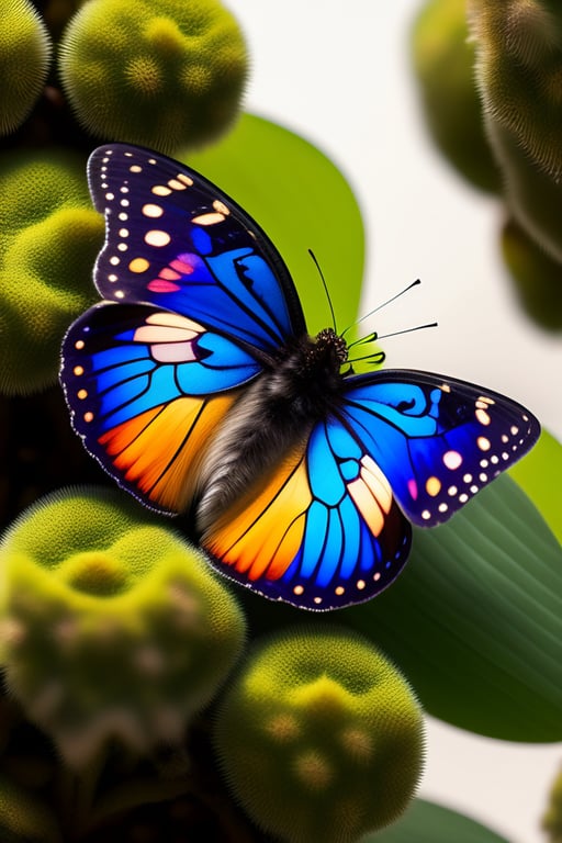 Beautiful Blue Butterfly Wallpaper