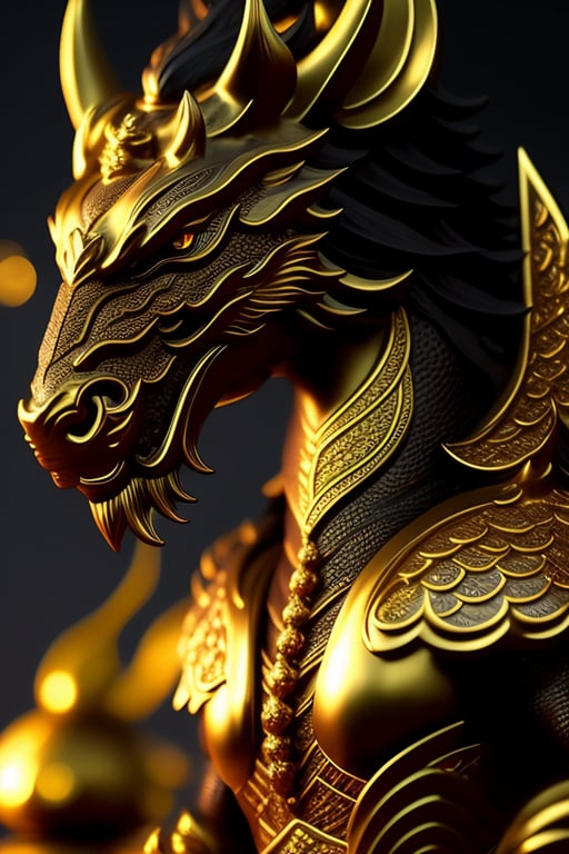 Golden Dragon Wallpaper