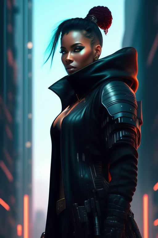 African American Female Ninja