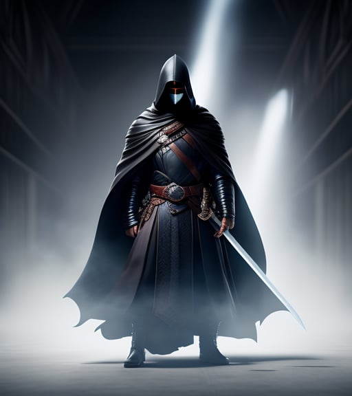 Dark Hooded Figure Anime