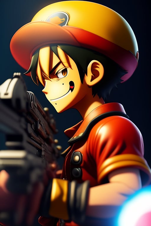 Mickey Mouse Hands Holding A Gun