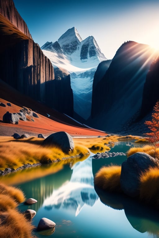 Lexica - stunning and beautiful scenery - highly detailed