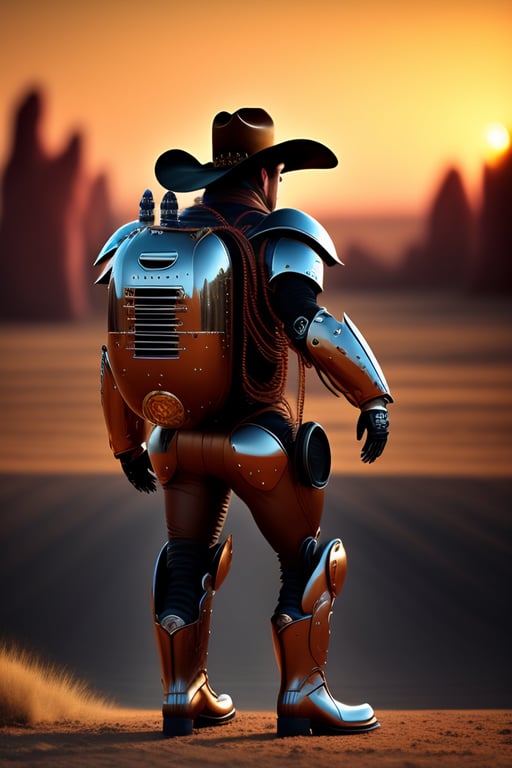 Lexica - robot cowboy