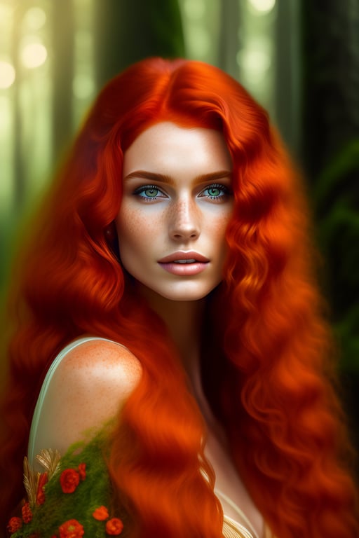 Beautiful Fiery Orange Hair