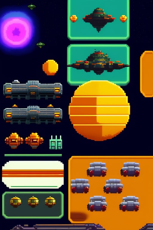 Asteroids 8 Bit Space Ship