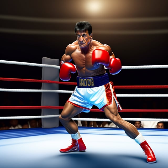 Boxing Ring Corner Drawing