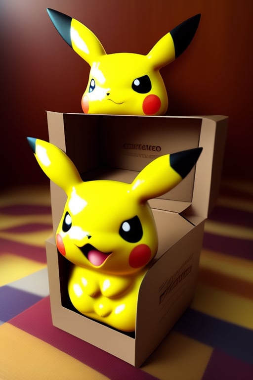 Lexica - pikachu happy