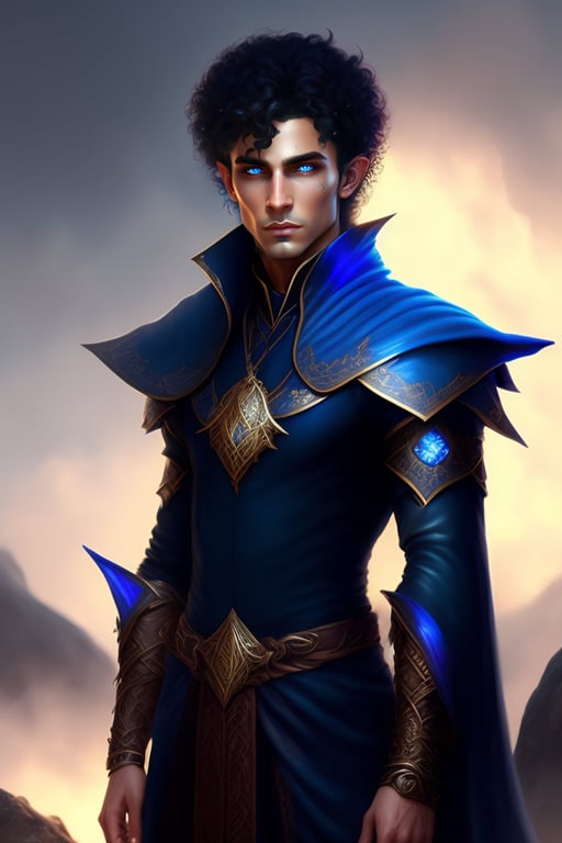 Lexica - male blue elf