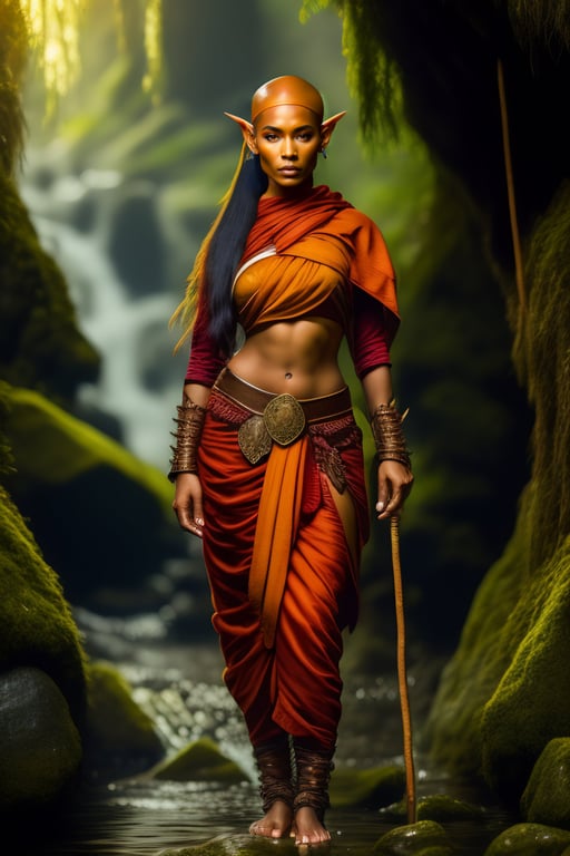 African Warrior Woman Art