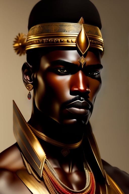 African King Painting