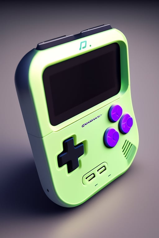 Lexica - render of a cute gameboy