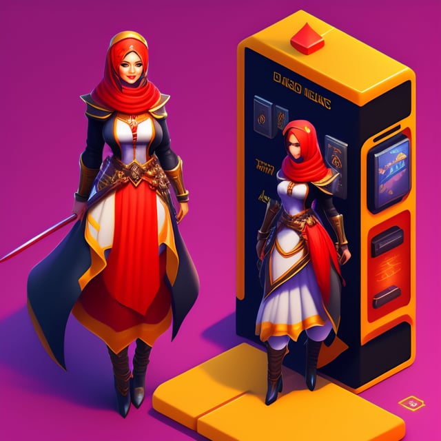 Lexica - video game character concept