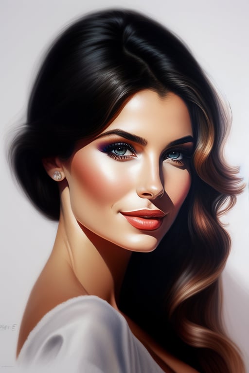 Beautiful Woman Face Painting