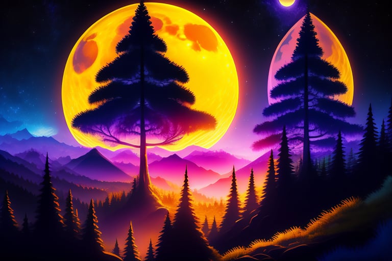 Lexica - forest night